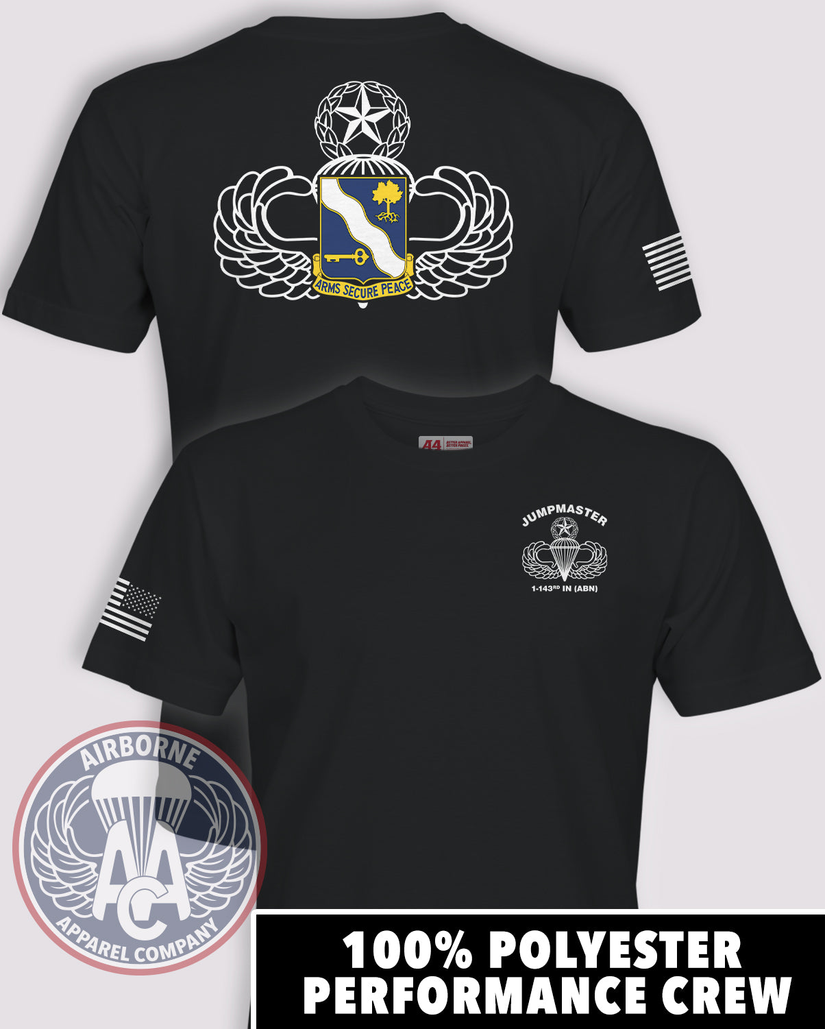 1-143 Infantry Regiment Jumpmaster (ABN) (Official) – Airborne Apparel Co.
