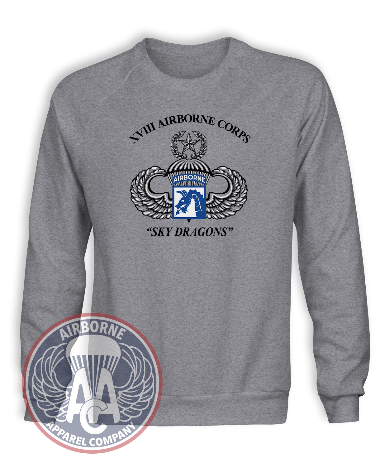 18th Airborne Corps Champion® Crewneck – Airborne Apparel Co.