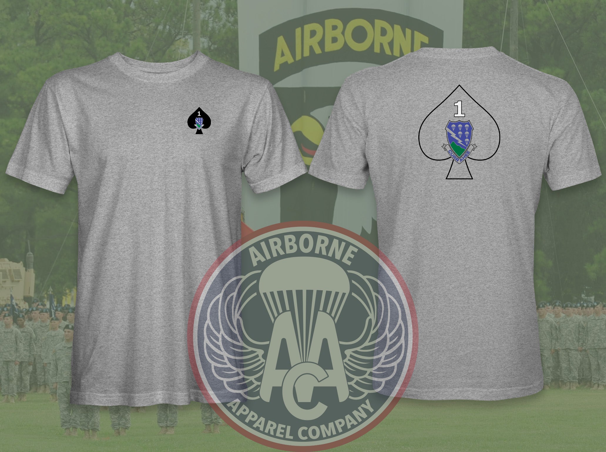 1-506th Infantry Regiment T-shirt – Airborne Apparel Co.