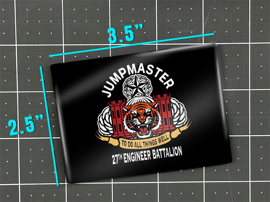 27th ENG BN (A) Fridge Magnet – Airborne Apparel Co.