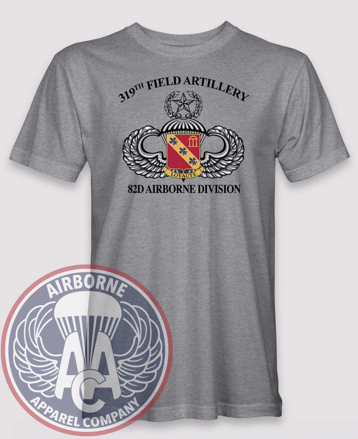 319th AFAR 90s Style PT Shirt – Airborne Apparel Co.