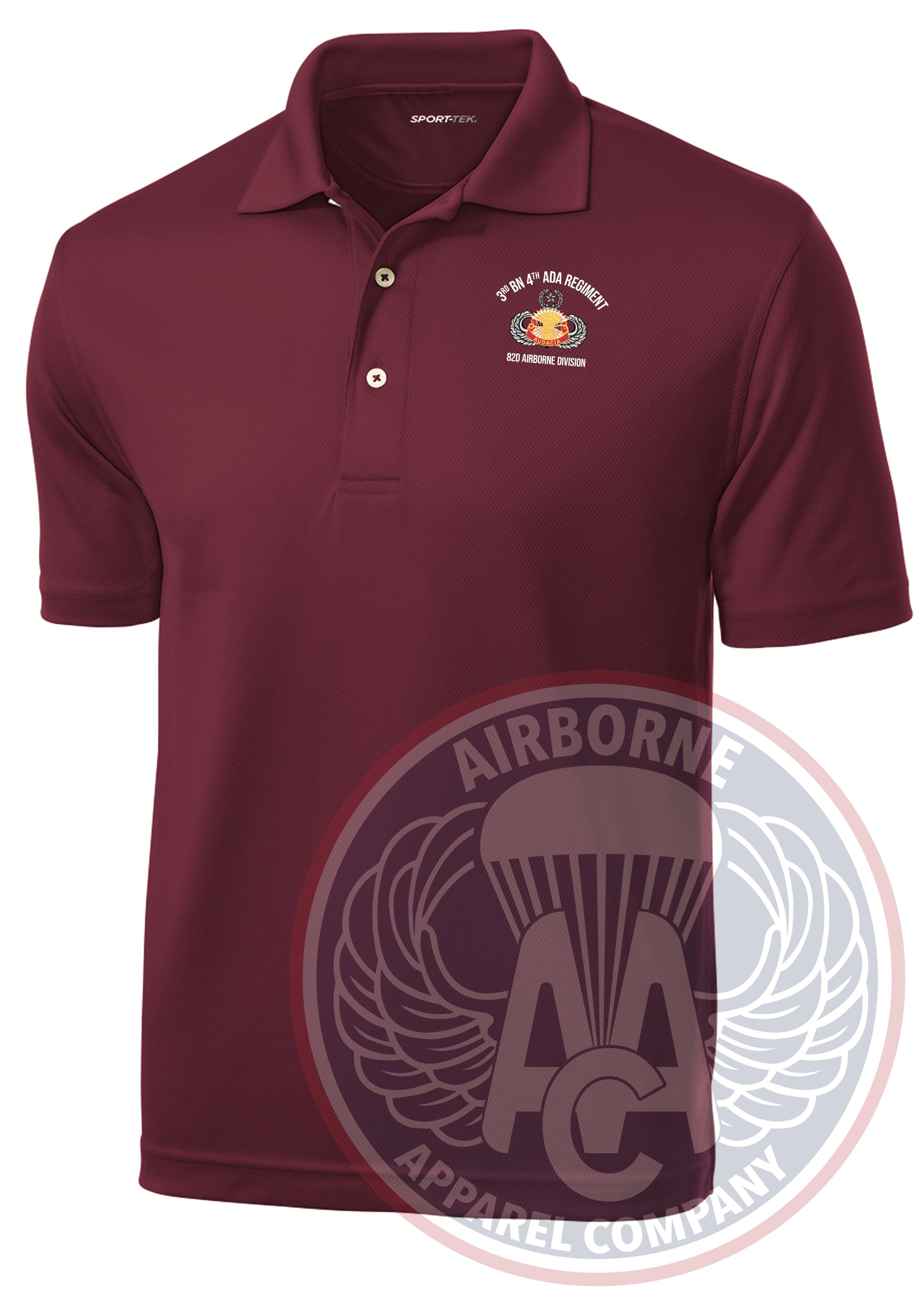 3rd Battalion 4th Air Defense Artillery Regiment Dri-Mesh Polo ...