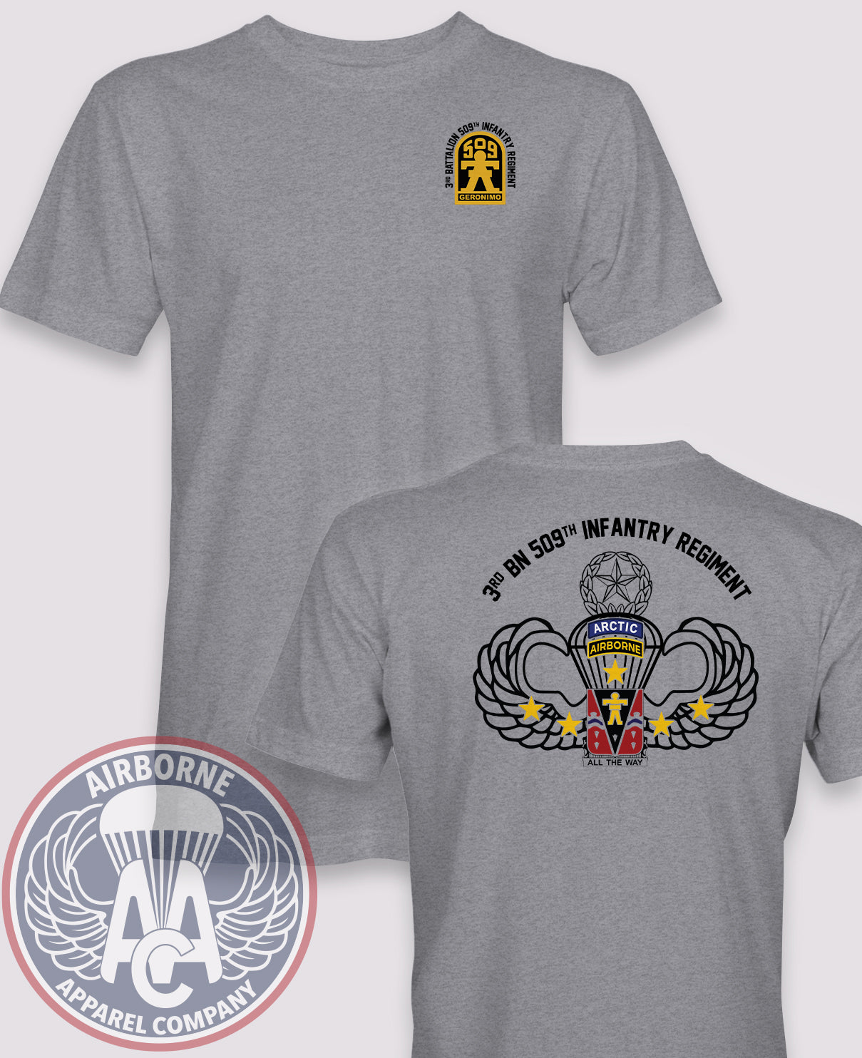 3-509 Infantry Regiment Arctic / Ranger T-Shirt – Airborne Apparel Co.