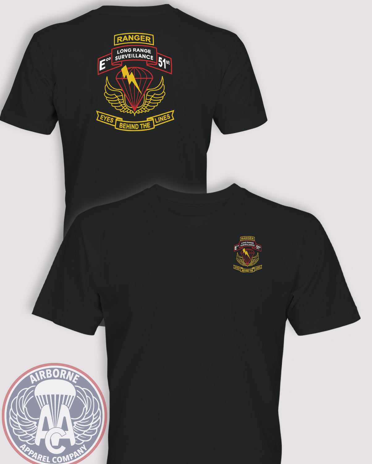 Eco 51st Infantry (LRS) (ABN) T-Shirt – Airborne Apparel Co.