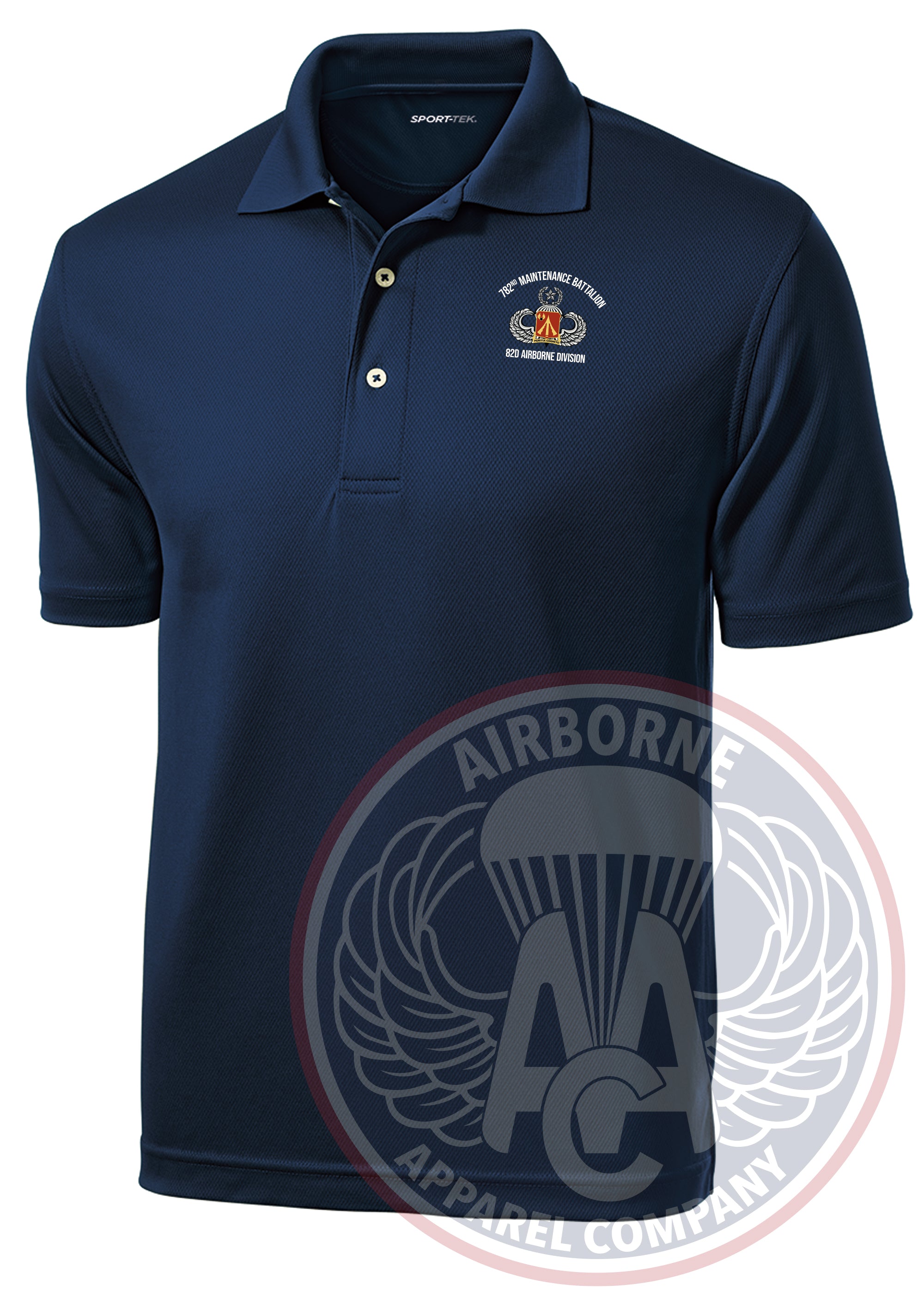 782nd Maintenance Battalion Dri-Mesh Polo – Airborne Apparel Co.