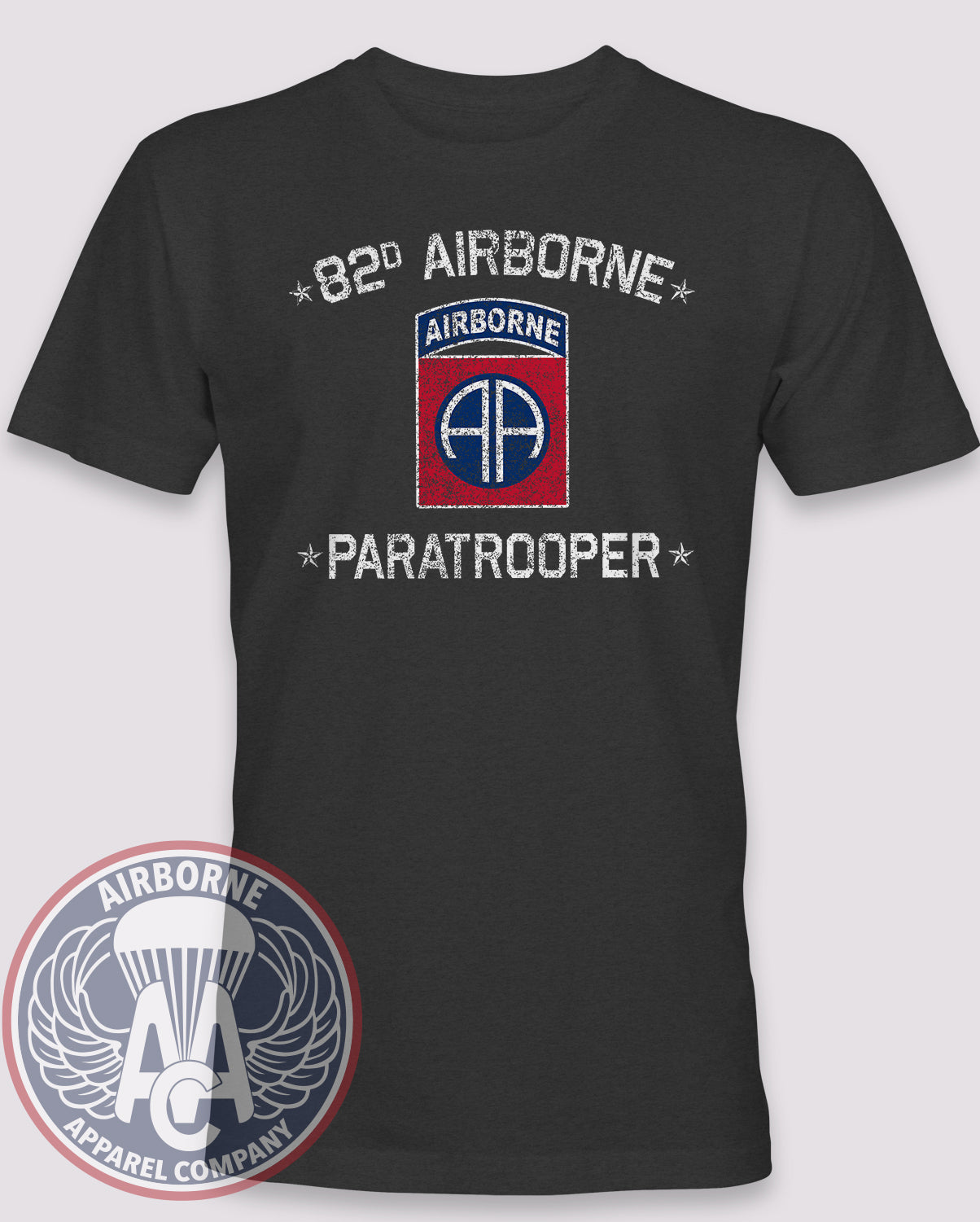 82nd Airborne Paratrooper T-Shirt – Airborne Apparel Co.