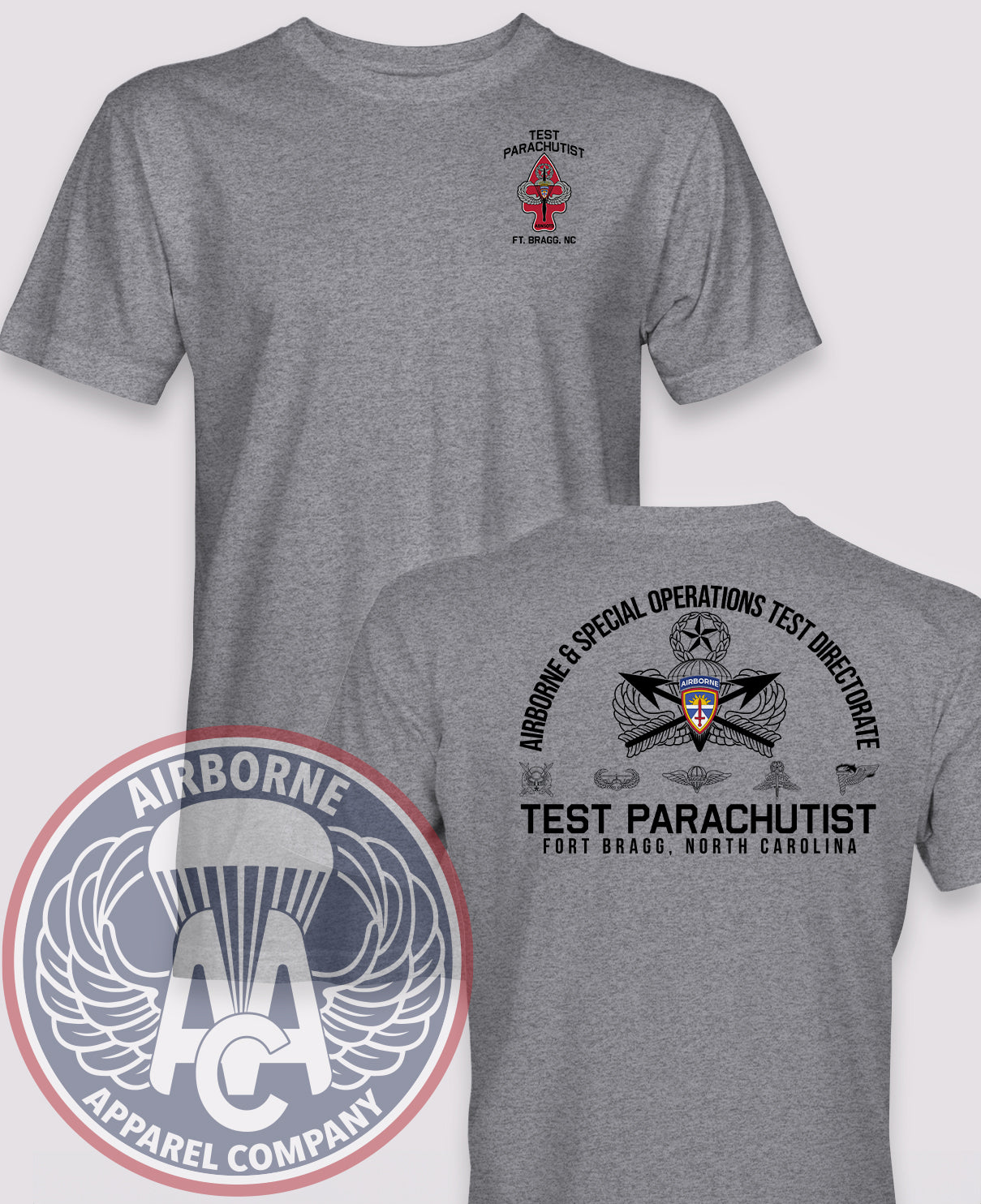 Test Parachutist (ABNSOTD) T-Shirt – Airborne Apparel Co.