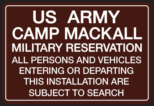 Camp Mackall / Pineland – Airborne Apparel Co.