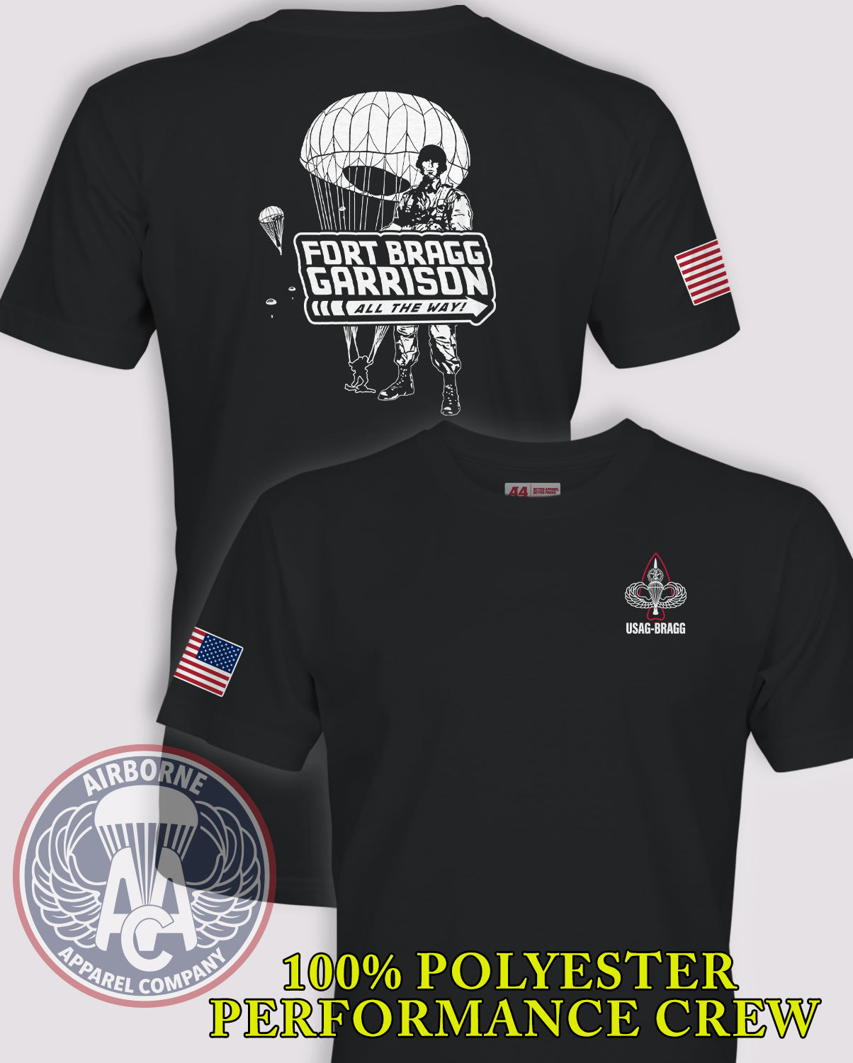 USAG-BRAGG PT/Morale Shirt (Official) – Airborne Apparel Co.